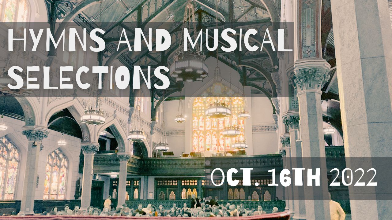 Hymns and Musical Selections-October 16th | Ako's Family Gospel Choir